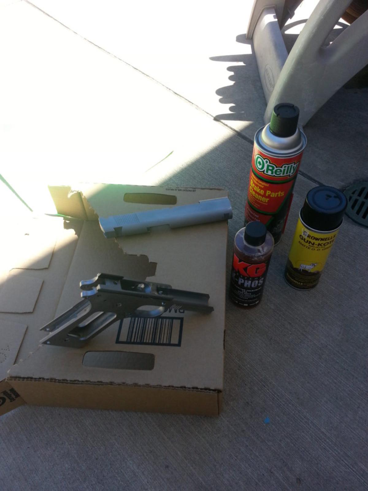 1911 80% Tactical Machining Build, Part 10: GunKote Application - Pew ...