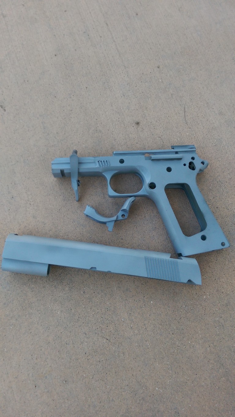 1911 80% Tactical Machining Build, Part 10: GunKote Application - Pew ...