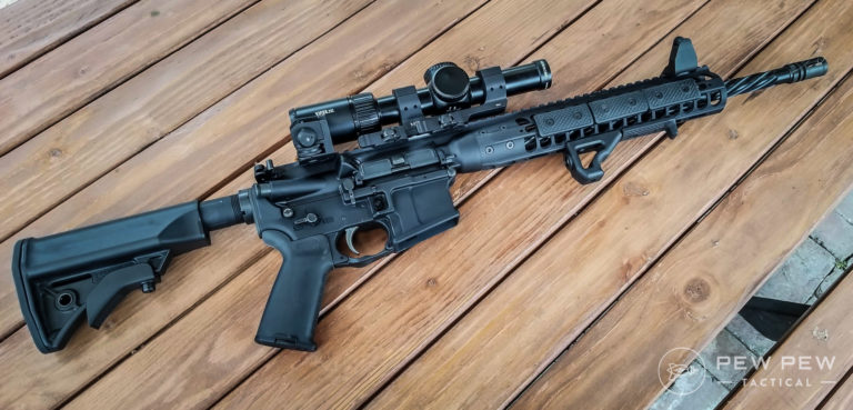 Best AR-15 Offset Iron Sights [View-Throughs] - Pew Pew Tactical