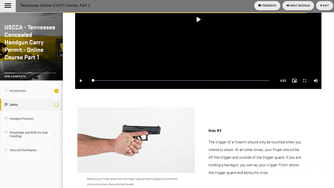[Review] USCCA Tennessee Online Concealed Carry Course - Pew Pew Tactical