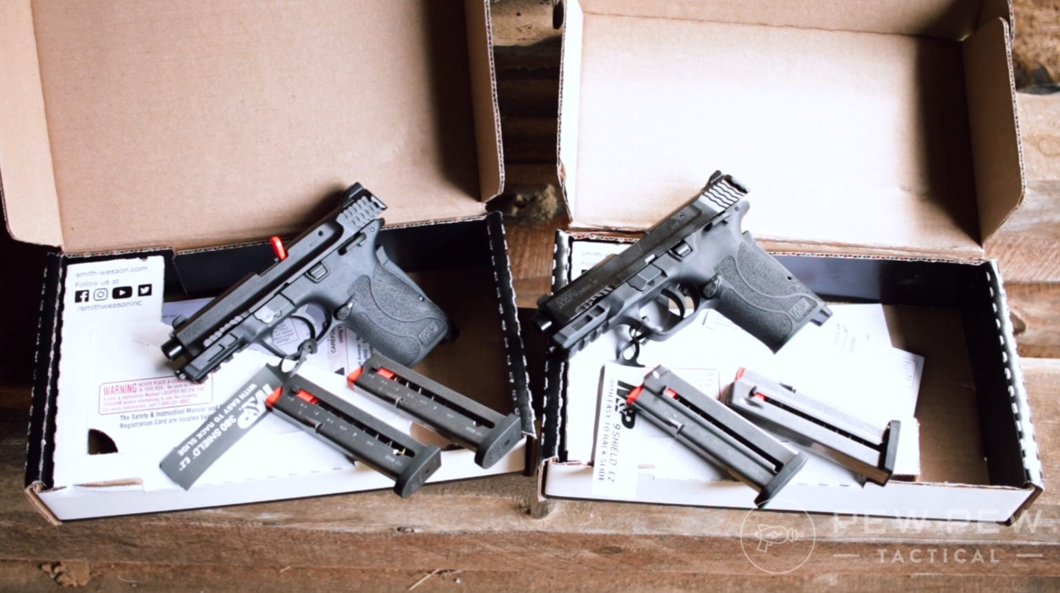 Smith and Wesson M&P Shield EZ 9mm & EZ .380 Review: Easiest Racking ...
