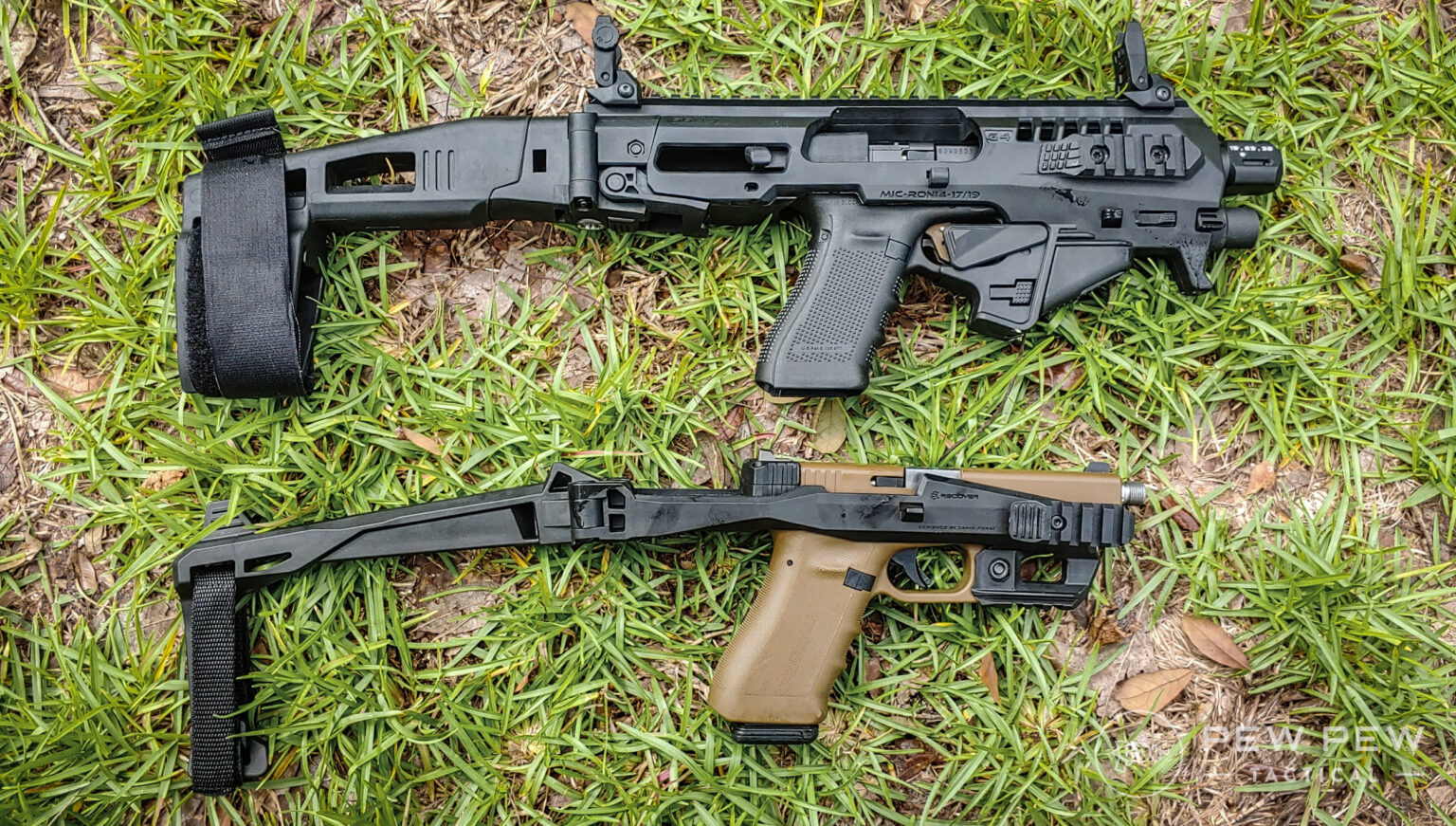 Micro Roni vs. Recover Tactical 20/20: Glock Pistol Braces - Pew Pew ...