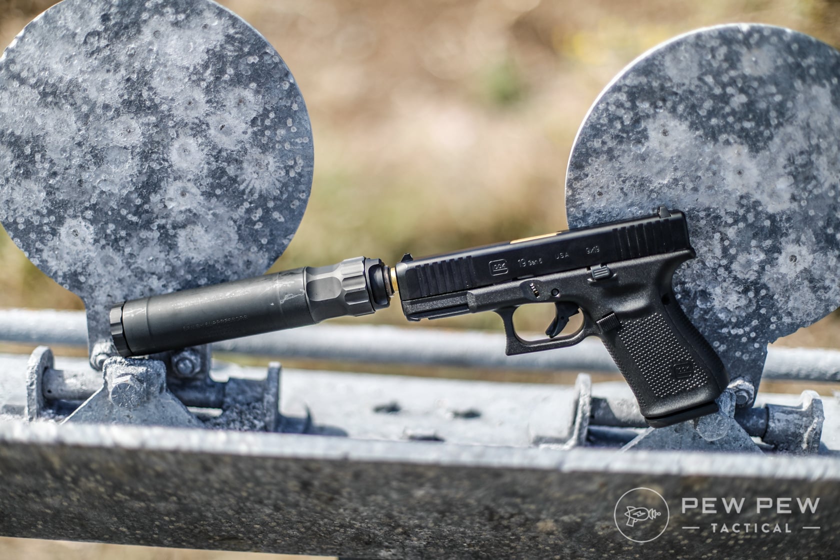 [Video+Review] Banish 45: Multi-Cal Pistol Silencer - Pew Pew Tactical
