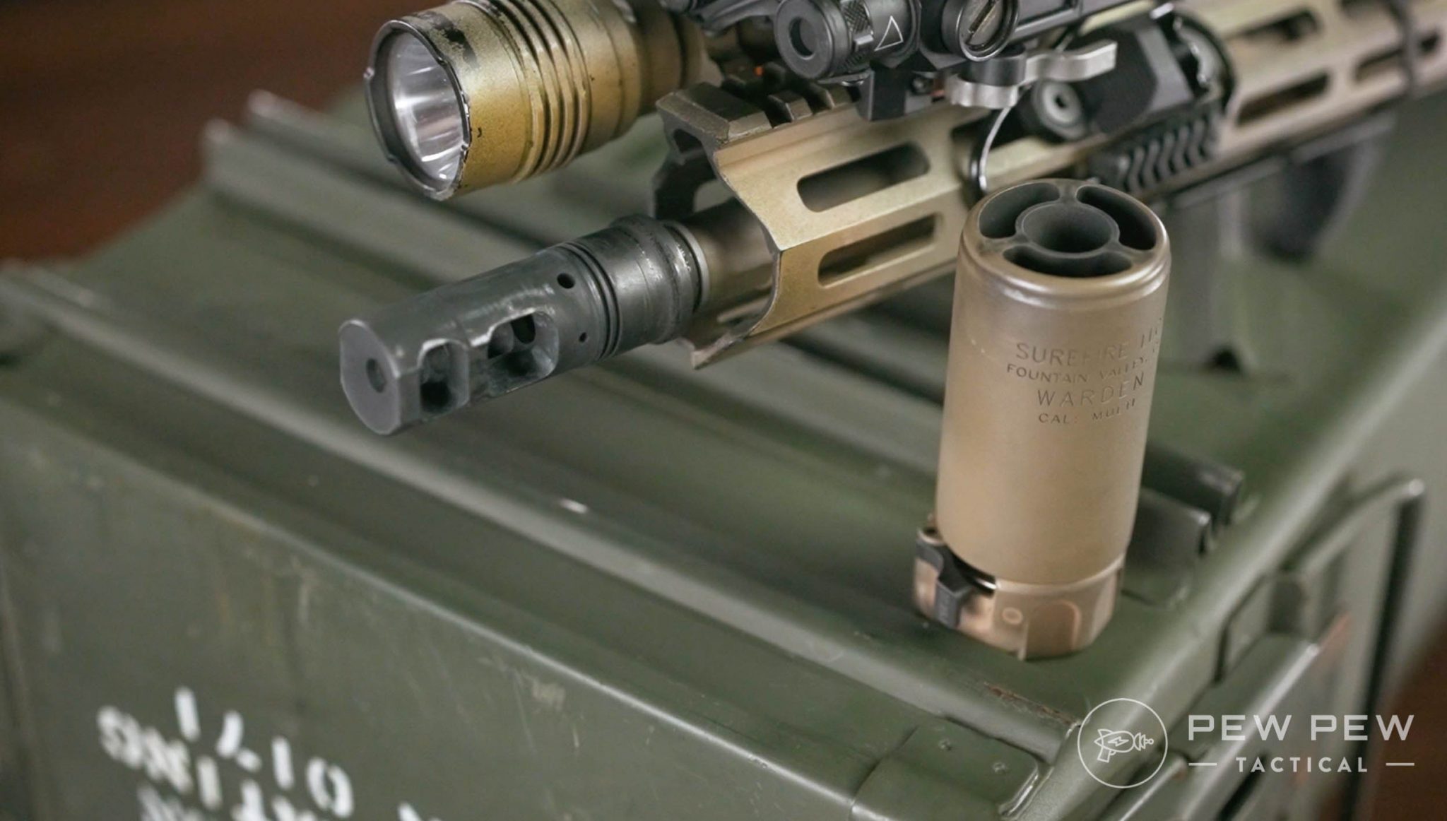 [Video+Review] SureFire SOCOM Brake & Warden Comp - Pew Pew Tactical