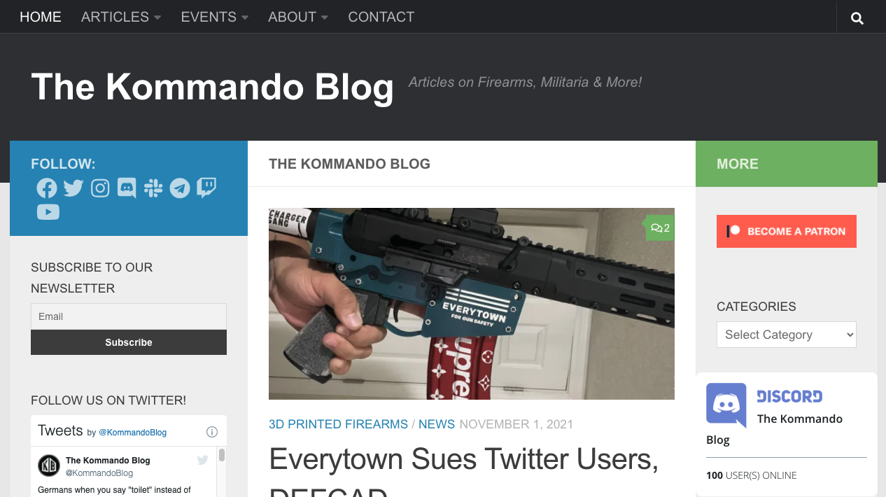 Top 10 Firearms Blogs - Pew Pew Tactical