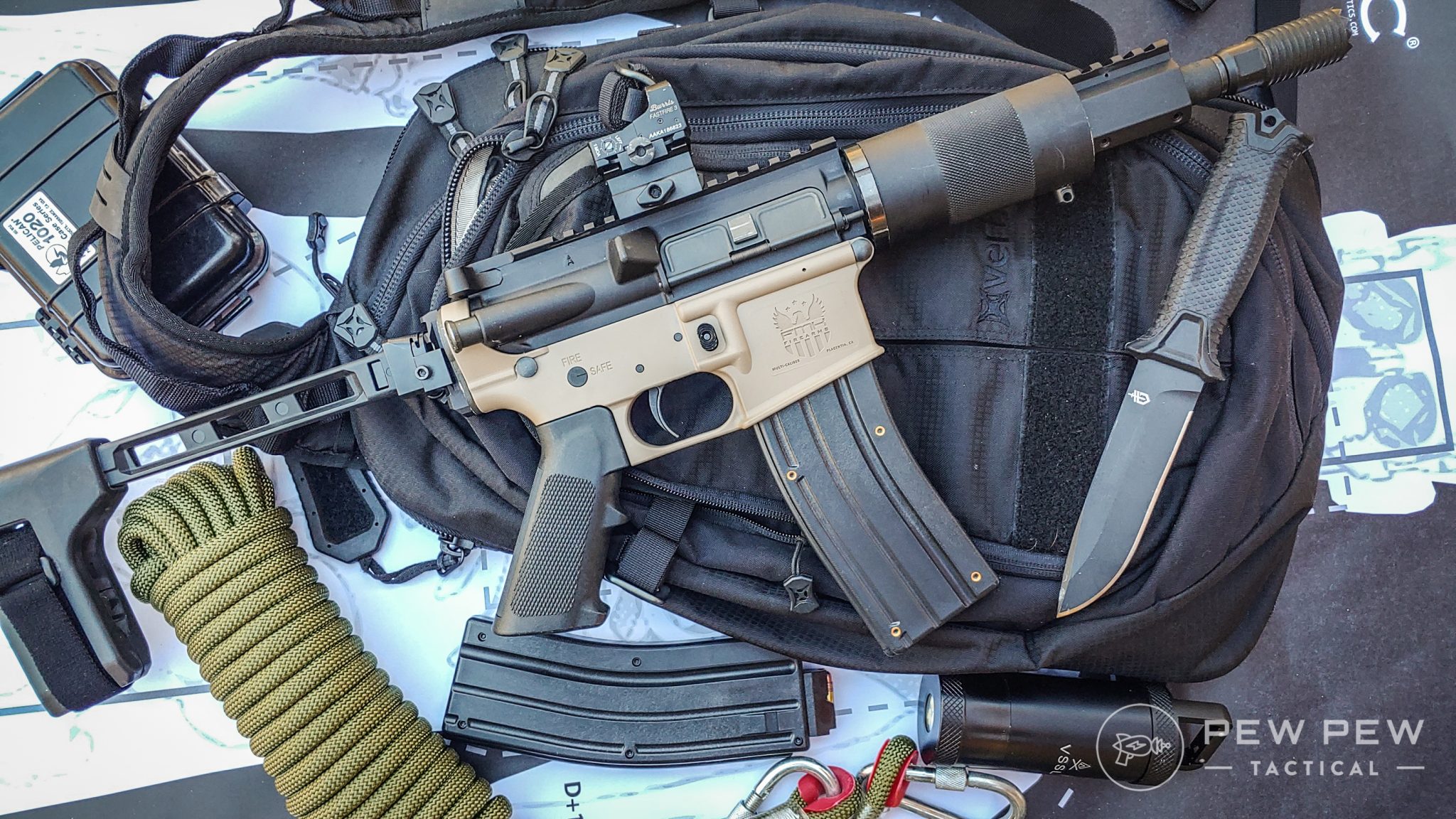 Super Tactical .22 LR AR Pistol [Spare Parts Build] - Pew Pew Tactical