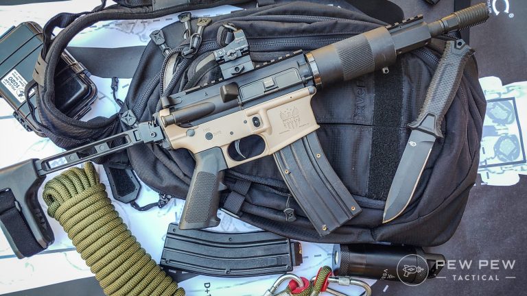 Super Tactical .22 LR AR Pistol [Spare Parts Build] - Pew Pew Tactical