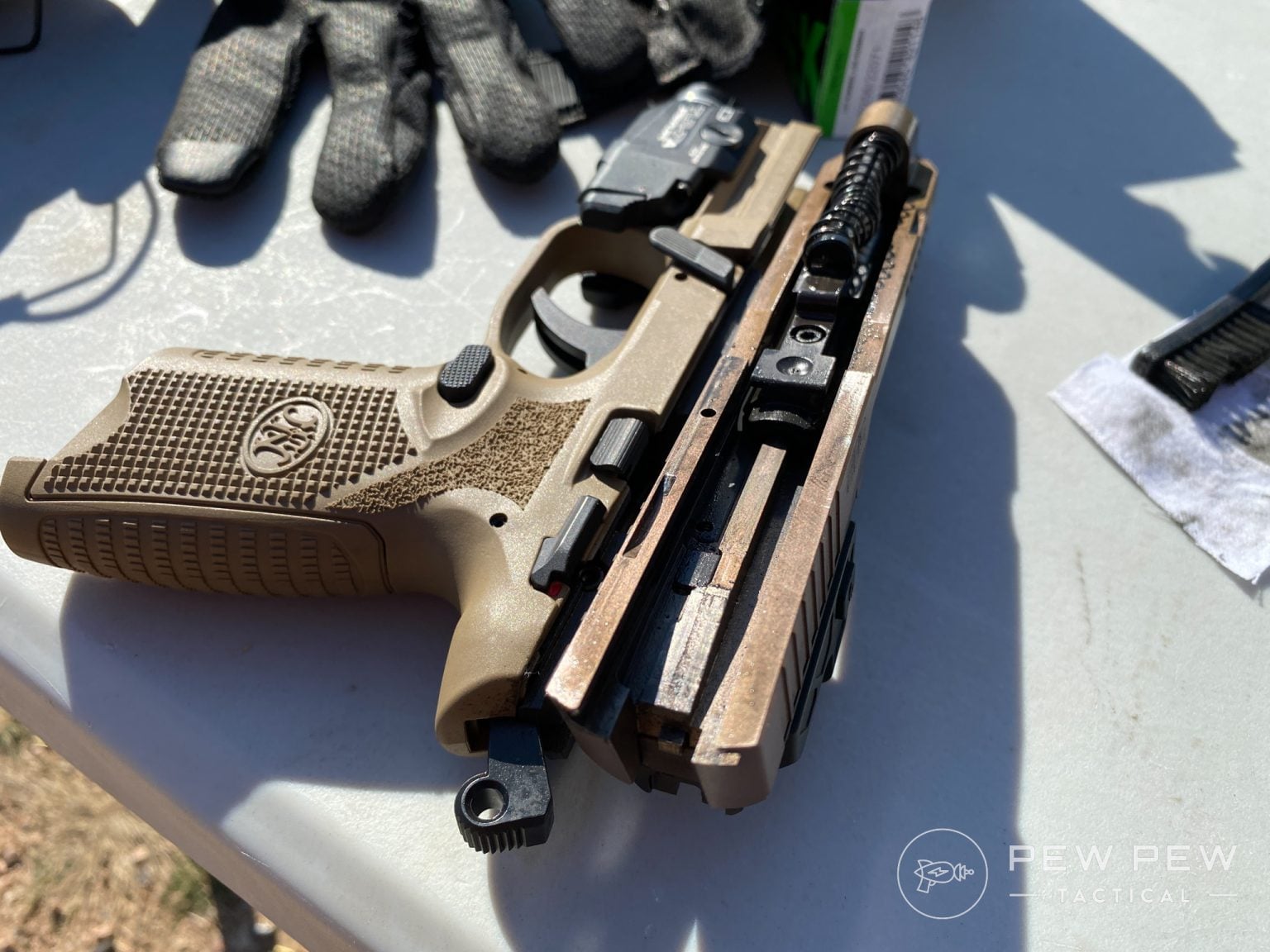 [Hands On Review] FN 502 Tactical FDE: Best Modern .22 LR? - Pew Pew ...