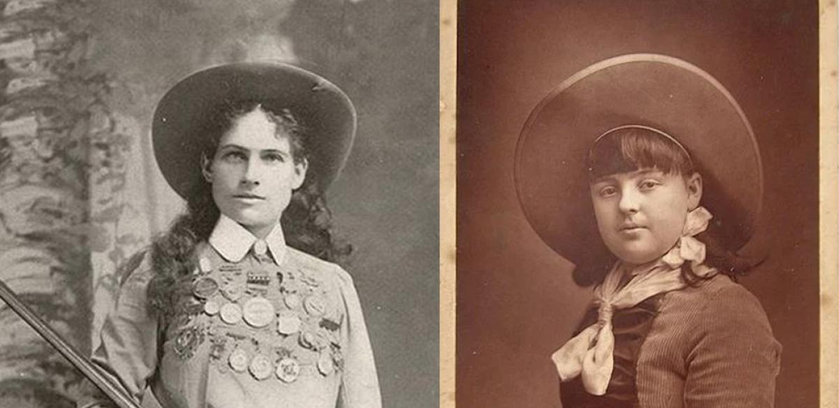 Annie Oakley Shooting Tricks