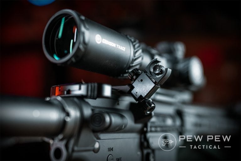 Best AR-15 Offset Iron Sights [View-Throughs] - Pew Pew Tactical