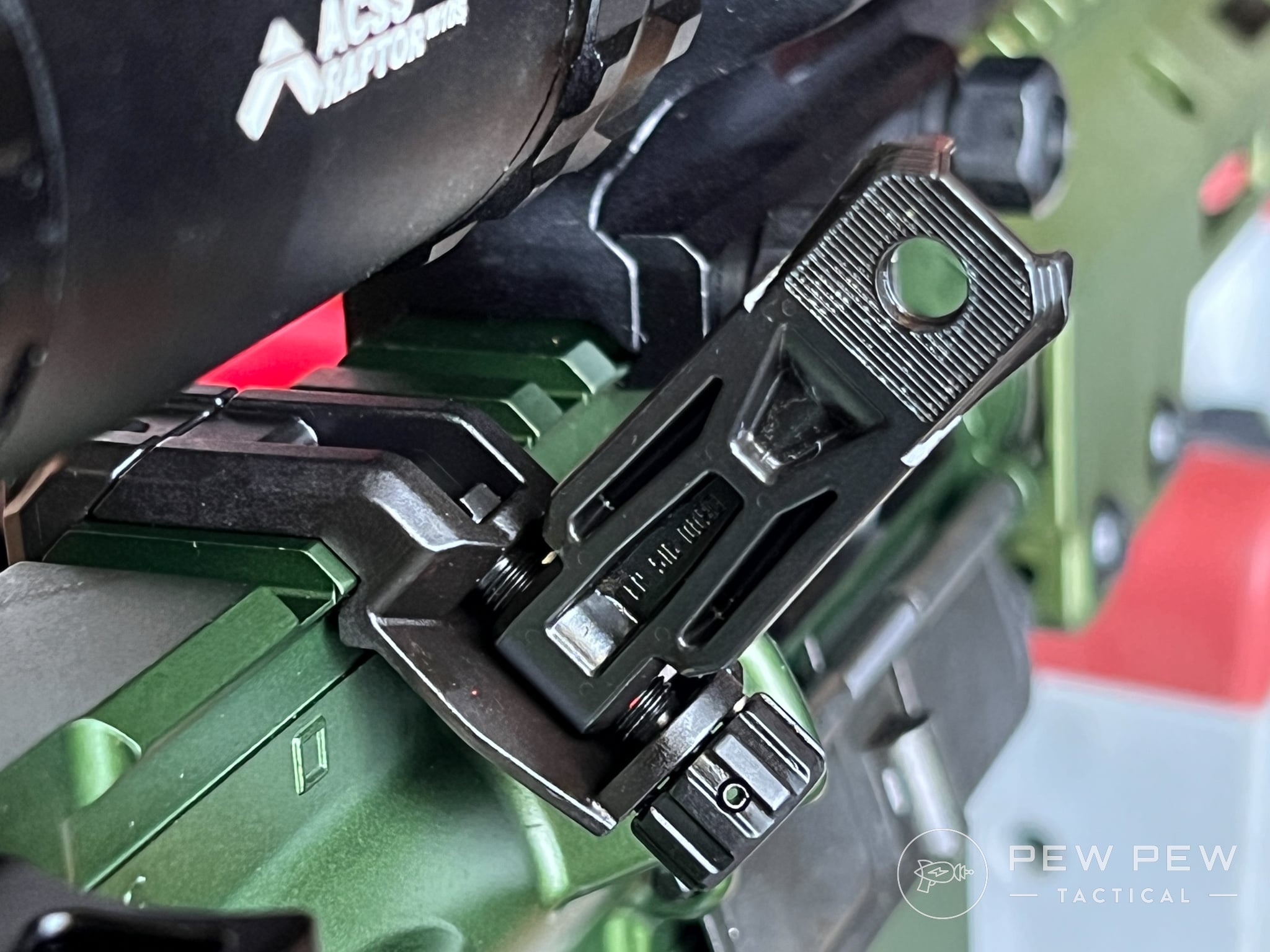 Best AR-15 Offset Iron Sights [View-Throughs] - Pew Pew Tactical