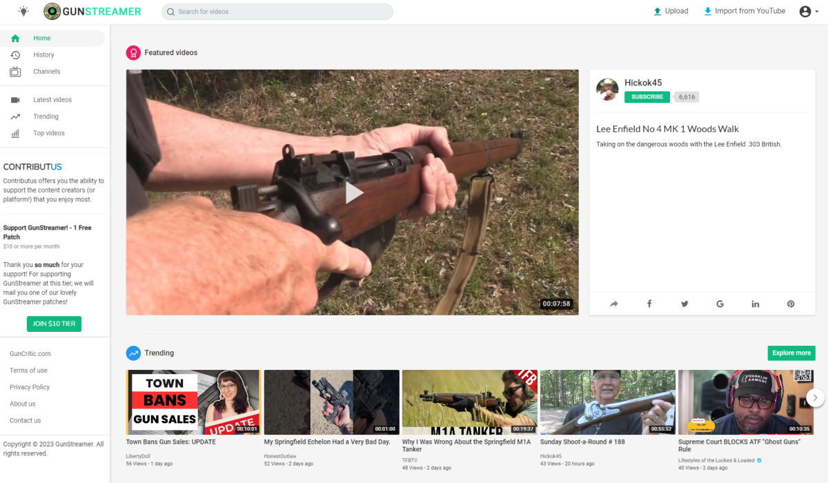 YouTube Sucks. Here's Where To Watch Gun Videos Now - Pew Pew Tactical