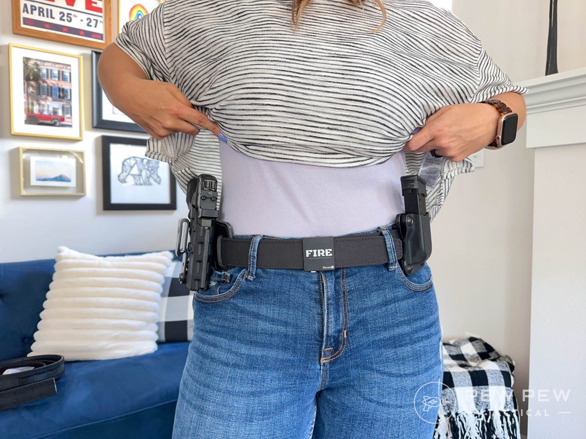 Best Gun Belts for Women [CCW & Range] - Pew Pew Tactical