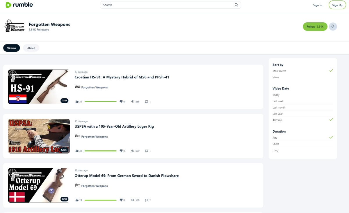 YouTube Sucks. Here's Where To Watch Gun Videos Now - Pew Pew Tactical