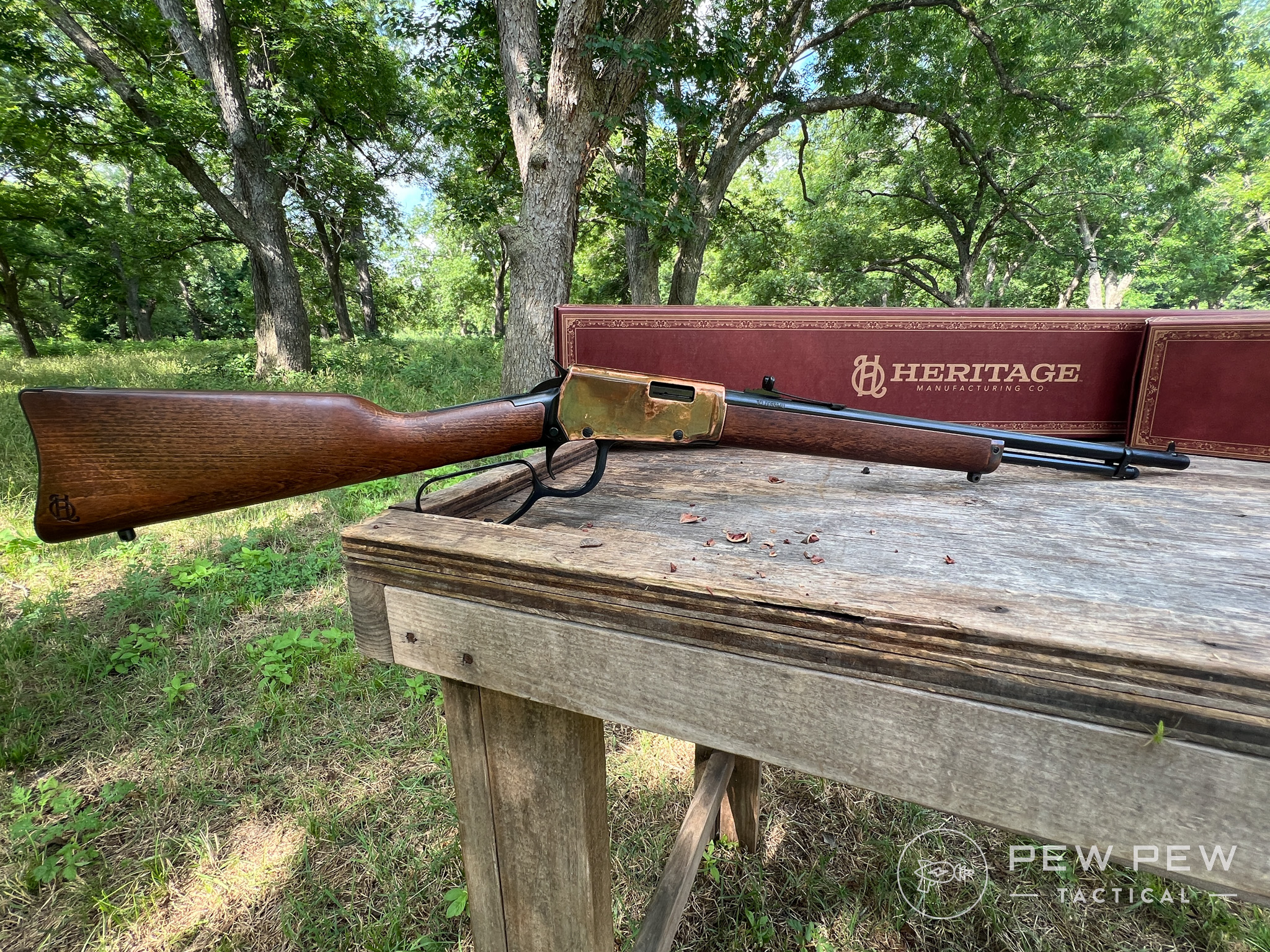 Heritage Settler Lever Action Rifle Review [Hands-On Tested] - Pew Pew ...