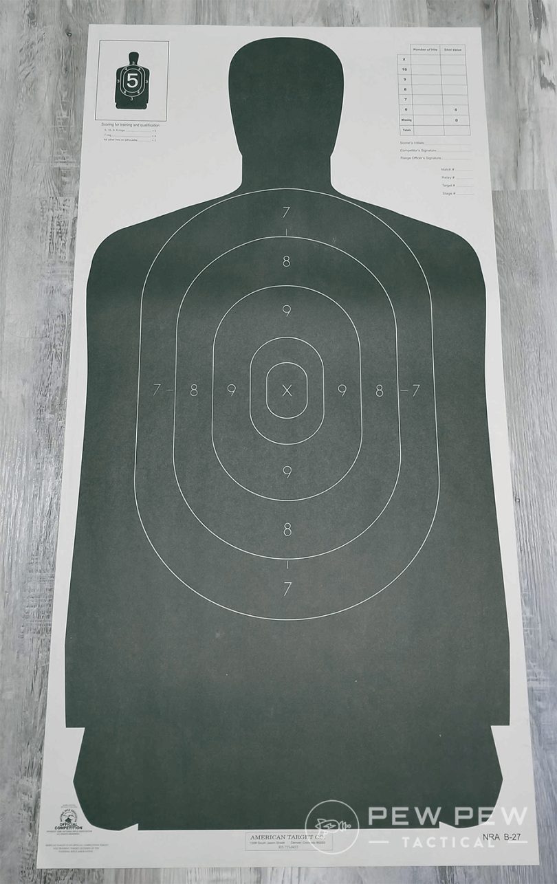 Tip of the Week: Fold Your B-27 Targets - Pew Pew Tactical