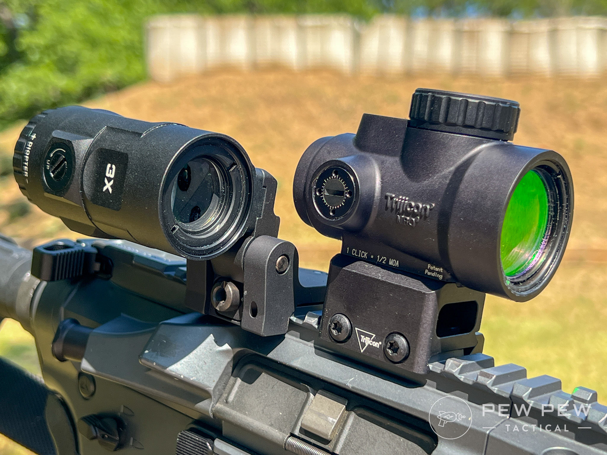 Trijicon MRO SD and 3X Magnifier Review [Hands-On Tested] - Pew Pew ...